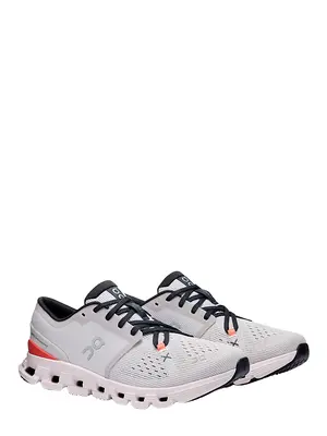 On On Cloud X 4 Athletic Sneakers Silver/flame