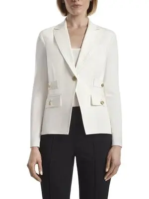 CAPSULE 121 Capsule 121 The Courage Knit Blazer Ivory