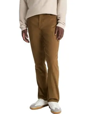 Vince Dylan Slim Fit Peached Stretch Cotton Pants - Light Highlands