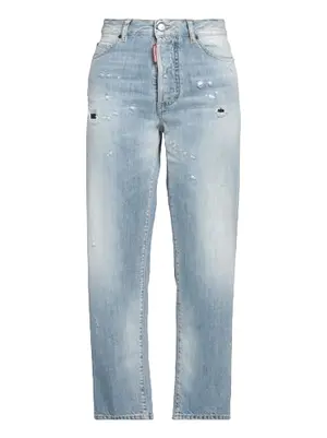 Dsquared2 Cotton Tapered Jeans - Blue