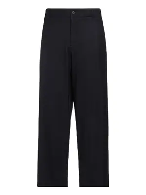 Giorgio Armani Virgin Wool Tapered Pants - Blue