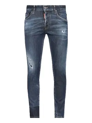 Dsquared2 Jeans Size Cotton, Elastomultiester, Elastane - Blue