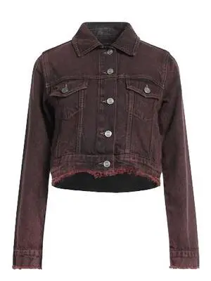 GANNI GANNI Denim Trucker Jacket Rust