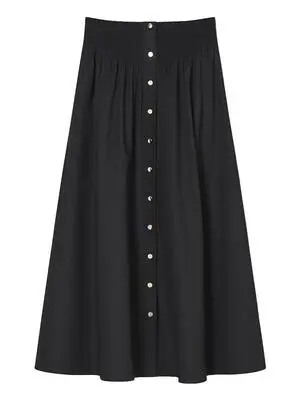 Tory Burch Poplin Skirt - Black