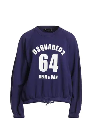 Dsquared2 Cotton Fleece Sweatshirt - Purple