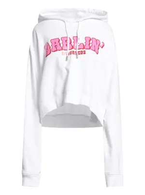 Dsquared2 Cotton Fleece Sweatshirt - White