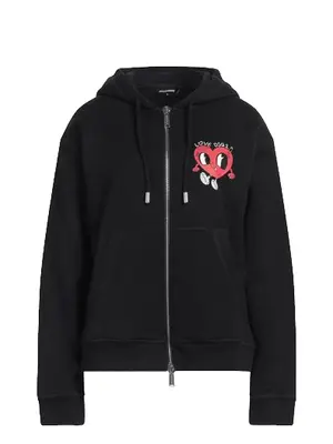 Dsquared2 Cotton-blend Fleece Sweatshirt - Black