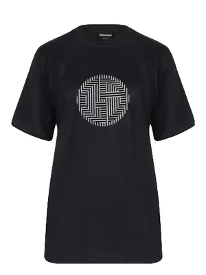 Giorgio Armani Printed T-shirt - Black