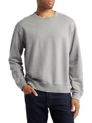 Ag Arc Crewneck Cotton Sweatshirt - 5 Years Ink Stone