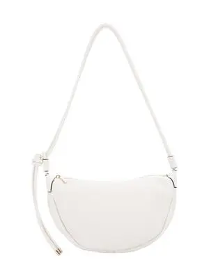 MALI + LILI Aria Recycled Vegan Leather Shoulder Bag - Ivory
