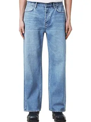 ALLSAINTS Lenny Straight Leg Jeans - Light Indigo Blue