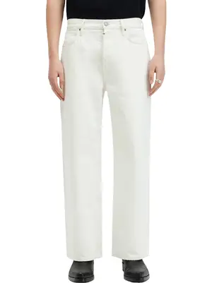 ALLSAINTS AllSaints Lenny Straight Leg Jeans White