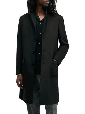 ALLSAINTS AllSaints Hal Longline Coat Black