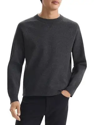 Theory Theory Raglan Sleeve Sweatshirt Pestle Melange