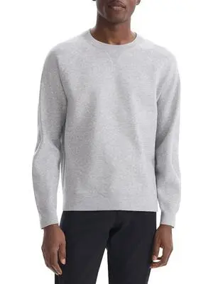 Theory Raglan Sleeve Sweatshirt - Silver Heather