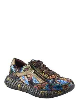 SPRING STEP SHOES Javana Platform Sneakers - Gold Multi