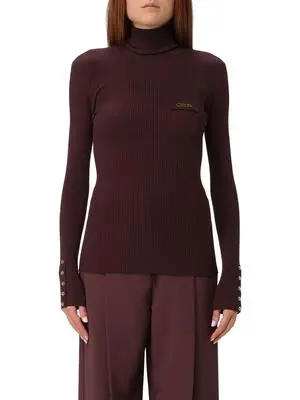 Elisabetta Franchi Long Sleeve Turtleneck Pullover - Wine