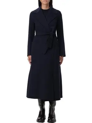 Max Mara Long Coat Blue