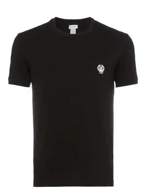 Dolce & Gabbana Logo Small Patch Cotton T-shirt - Black