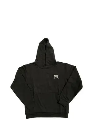 REVENGE Embroidered Classic Logo Hoodie - Black
