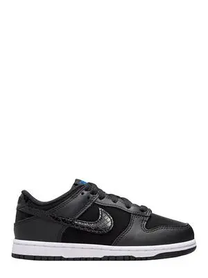 Nike Dunk Low Se Croc Sneakers - Black/white/game Royal