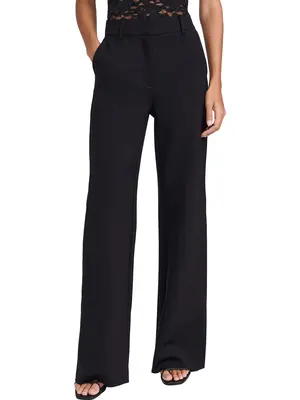 Commando Neoprene Ceo Wide Leg Trousers - Black