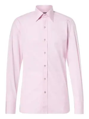 TOM FORD Cotton Poplin Shirt - Pink