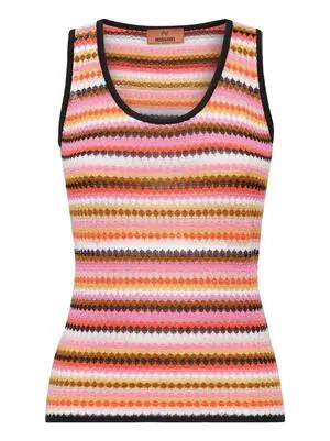 Missoni Cotton-blend Tank Top - Multicoloured