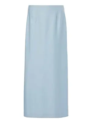 Gabriela Hearst Defina Midi Skirt - Blue