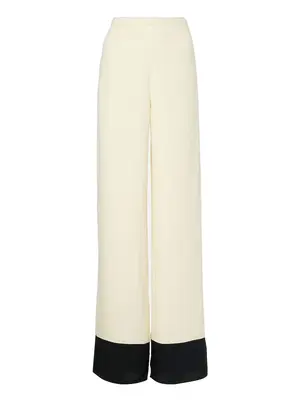 TALLER MARMO Marlene Corniche Palazzo Pants - White