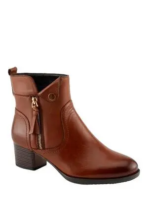 SPRING STEP SHOES Nazca Ankle Bootie - Cognac