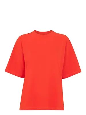 Whistles Relaxed-fit Round-neck Short-sleeve T-shirt - Red
