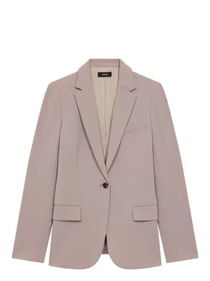Theory Theory Admiral Crepe Staple Blazer Cinder