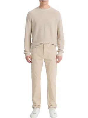 Vince Dylan Slim 5-pocket Stretch-cotton Pant - Natural