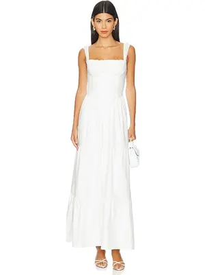 MORE TO COME Maeve Maxi Dress - White
