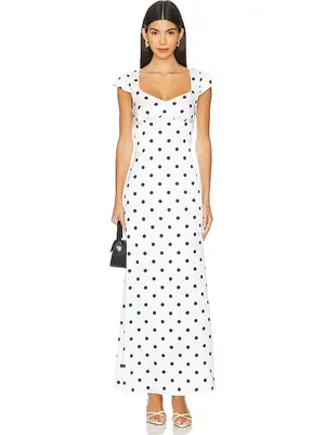 MORE TO COME Dorothy Maxi Dress - White