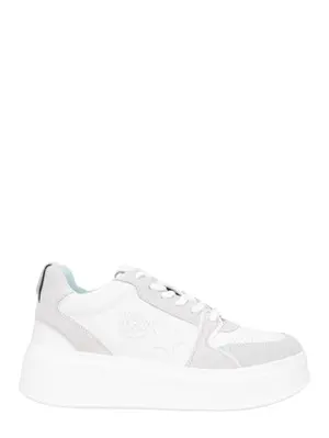 CHIARA FERRAGNI Leather Sneakers - White