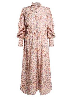 MARANT ETOILE Paisley-print Voile Midi Dress - Orange