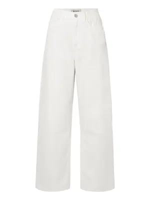RÓHE High-rise Wide-leg Jeans - White