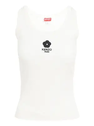 Kenzo Boke Flower 2.0-embroidered Tank Top - White