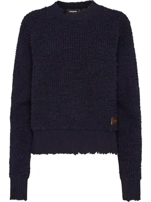Dsquared2 Logo-patch Jumper - Blue