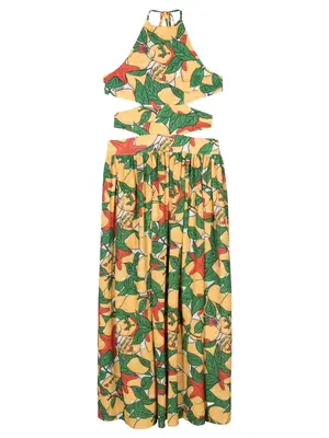 ALESSANDRO ENRIQUEZ Alessandro Enriquez Lemon-Print Maxi Dress
