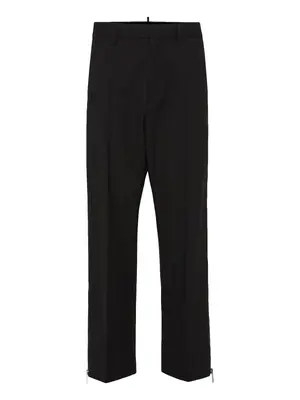 Dsquared2 Pleat-detail Tailored Trousers - Black