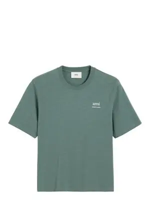 Ami Logo-print T-shirt - Green