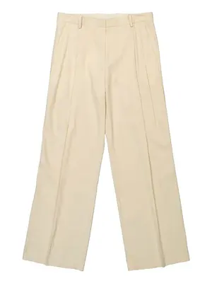 Helmut Lang Pressed-crease Straight Trousers - Neutrals