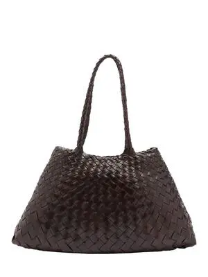 Dragon Diffusion Santa Croce Large Tote Bag - Dark Brown