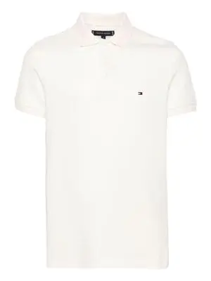 Tommy Hilfiger Tipped-collar Polo Shirt - Neutrals