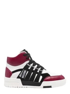 Moschino Tape Sneakers - White