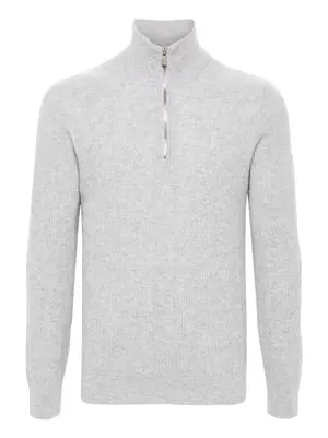 BRUNELLO CUCINELLI Cashmere Half-Zip Sweater