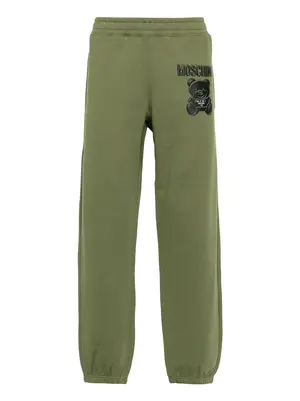 Moschino Teddy Bear-motif Track Pants - Green